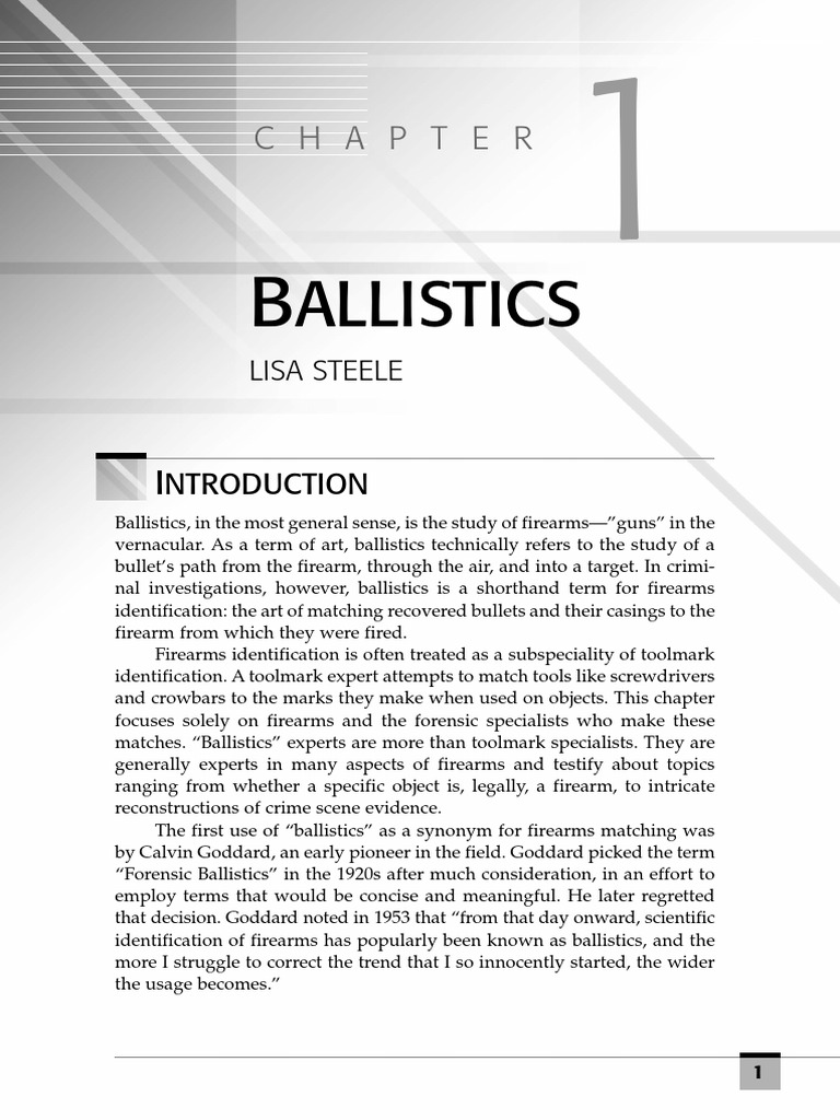 Ballistics | PDF | Handgun | Cartridge (Firearms)