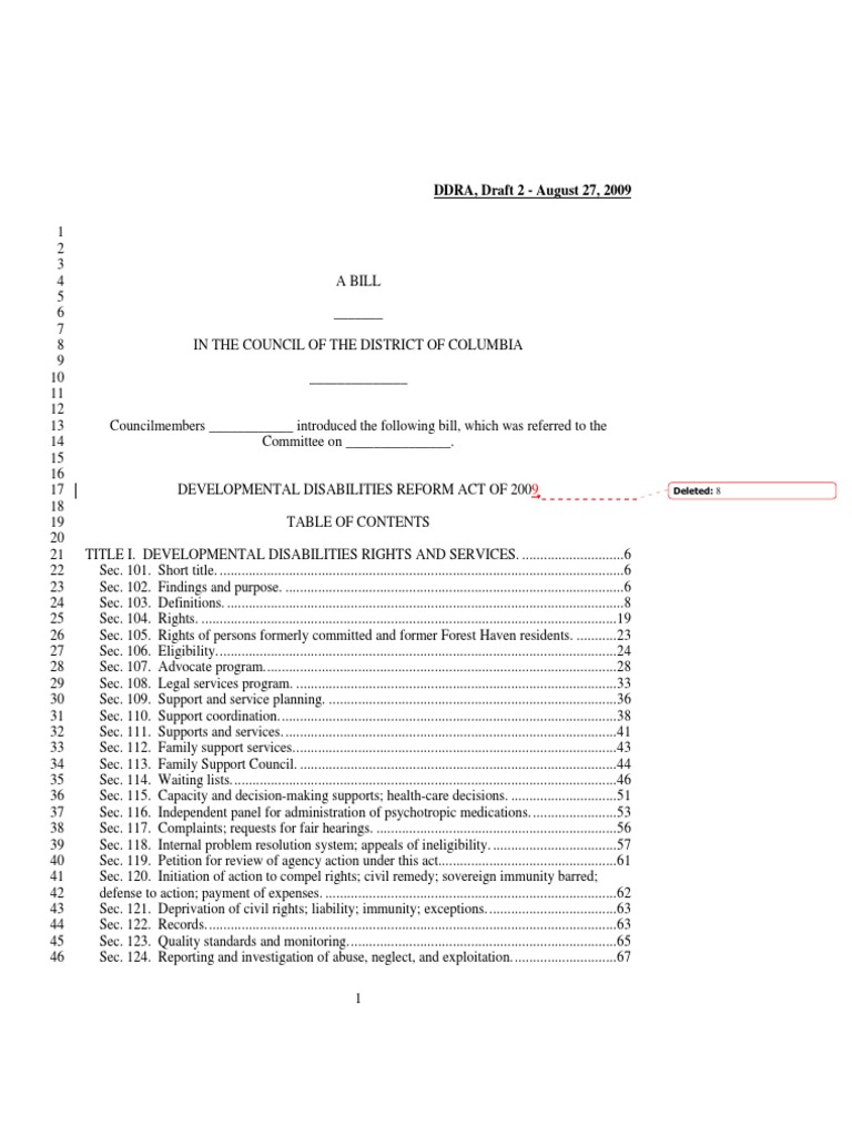 DDRA - Draft 2 With Track Changes - 08.27.09 | PDF | Diagnostic And ...