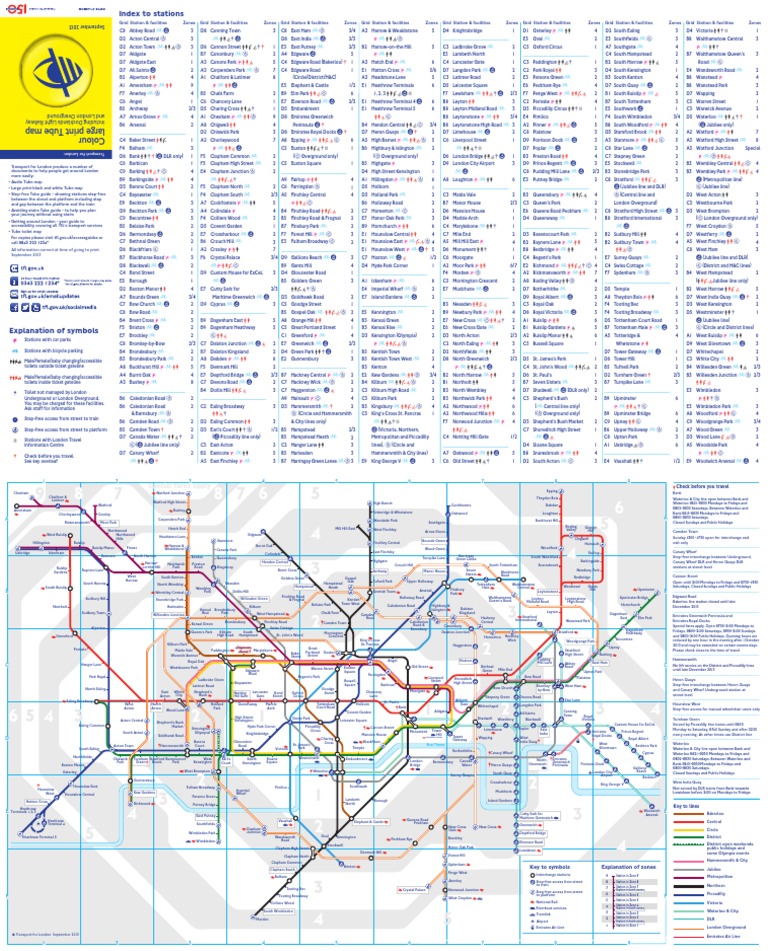 Index To Stations: Explanation of Symbols | PDF
