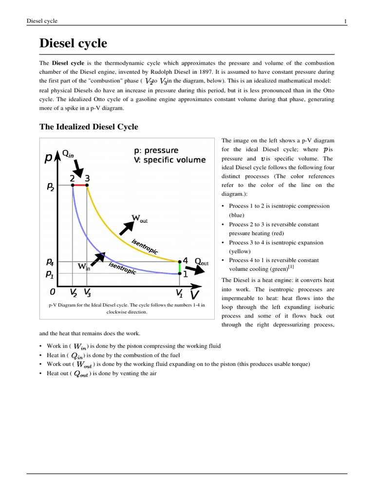 Thermodynamics | PDF | Diesel Engine | Internal Combustion Engine
