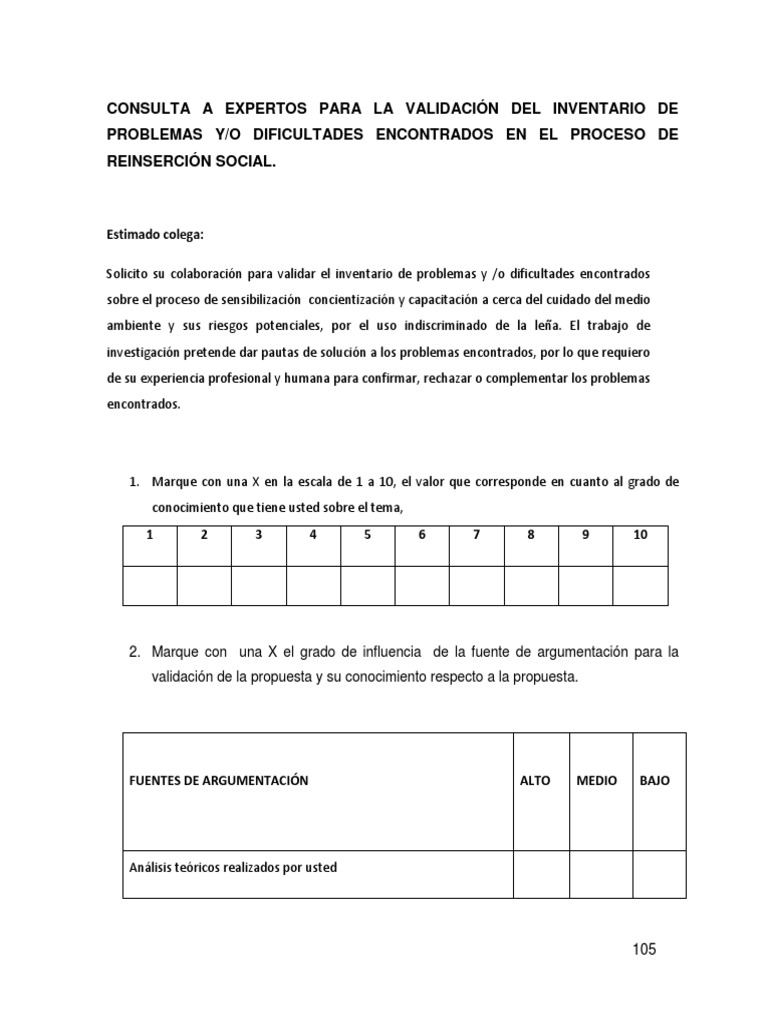 Ejemplo Método Delphi | Caso de estudio | Conocimiento