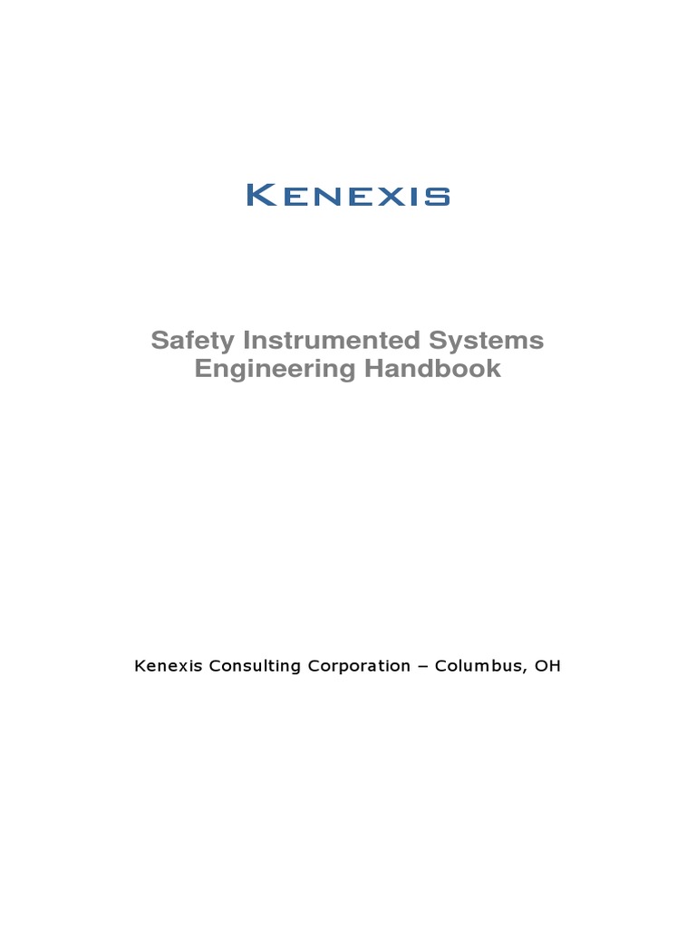 SIS Engineering Handbook - Kenexsis | PDF | Risk Management | Safety