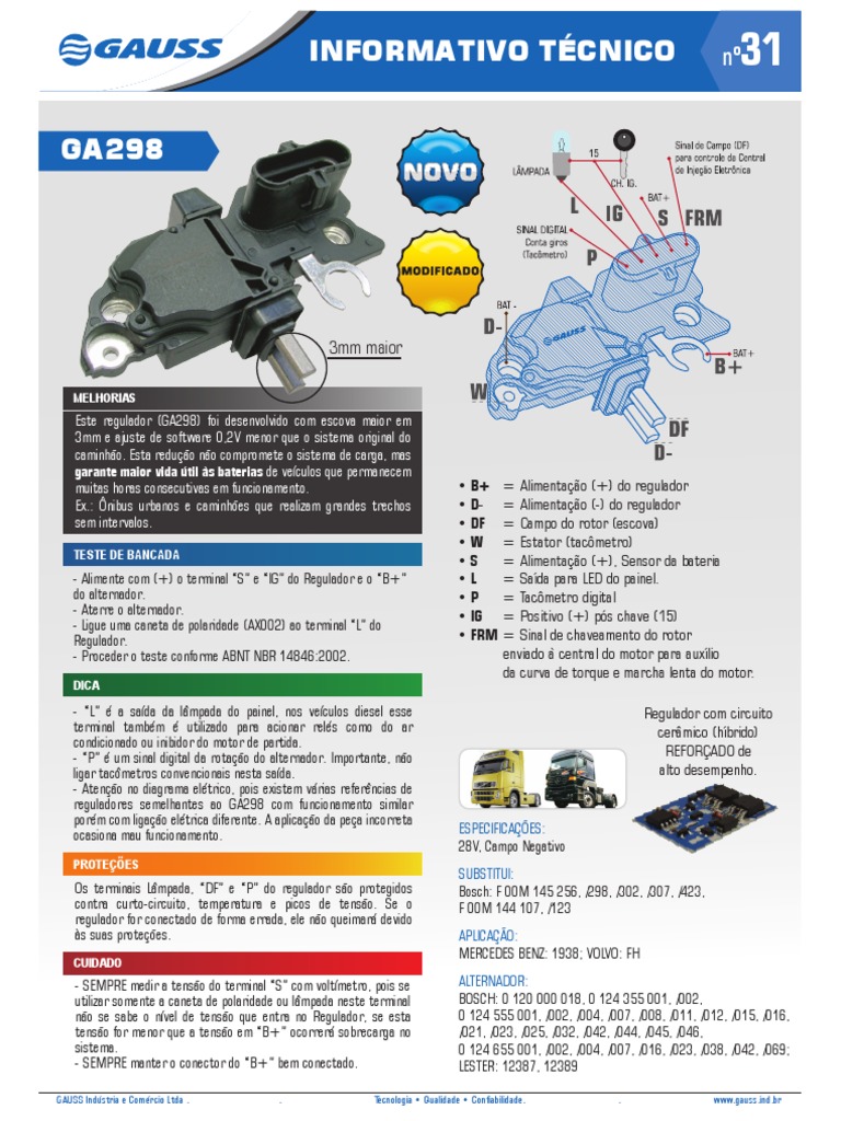 Infos Tecn Ga298 31 08072013083833 | PDF