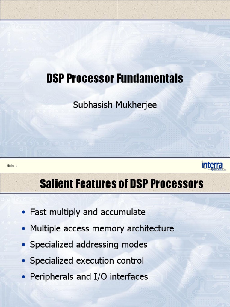 DSP Processor Fundamentals | PDF | Digital Signal Processor | Instruction Set