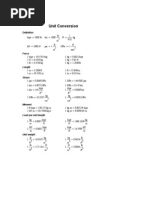 Stress Unit Conversion Table | PDF