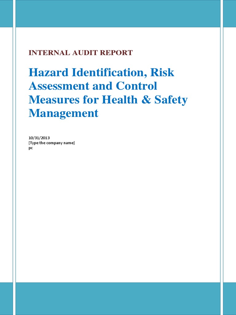 Health & Safety Internal Audit Report | PDF | Stairs | Occupational ...
