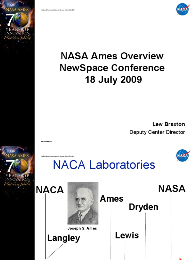 Ames Overview NewSpace | PDF | Ames Research Center | University Of ...
