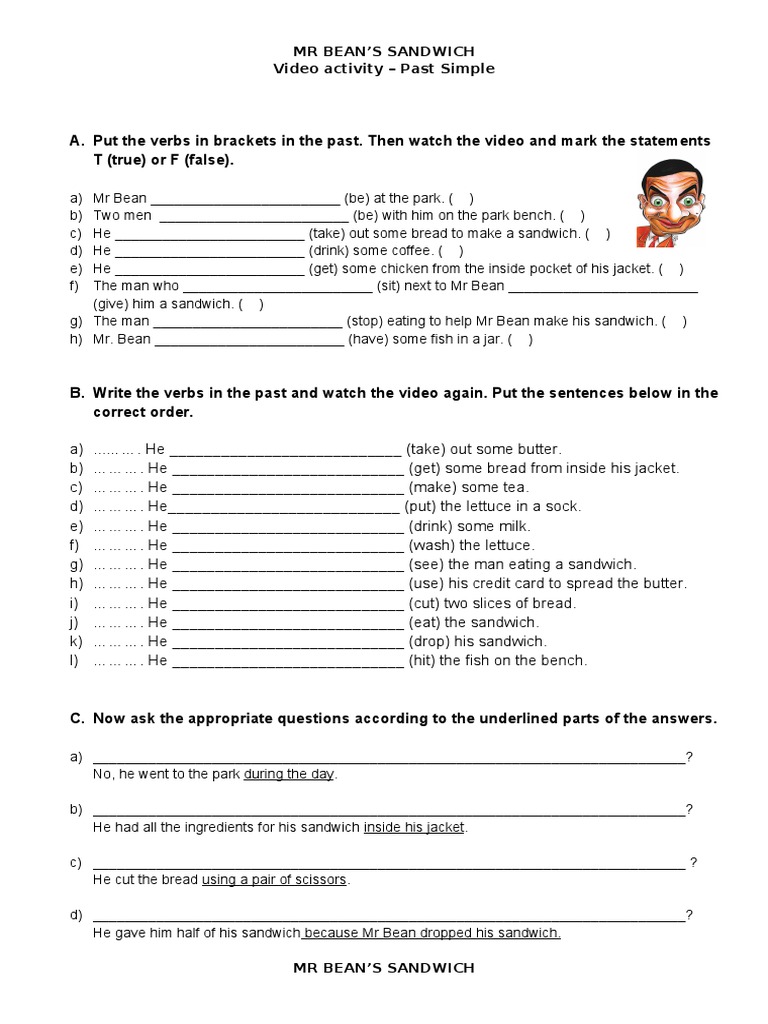 MR Bean | PDF | Language Mechanics | Style (Fiction)