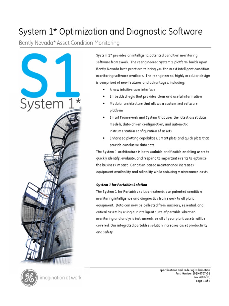 System 1 Optimization and Diagnostic Software: Bently Nevada Asset ...