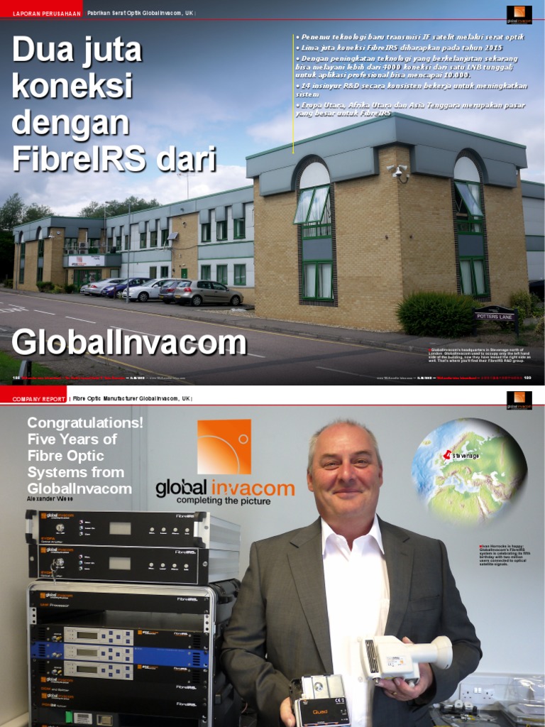 Global Invacom | PDF | Coaxial Cable | Electrical Connector