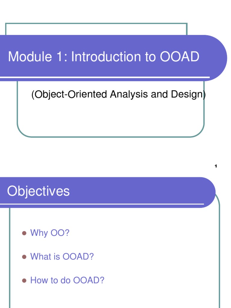Introduction to Object-Oriented Analysis | PDF