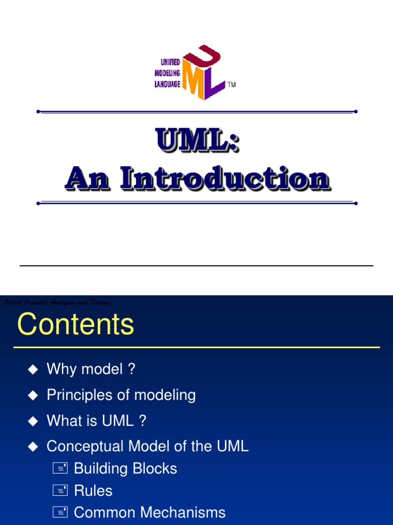 Uml An Introduction Pdf Unified Modeling Language Class Computer Programming