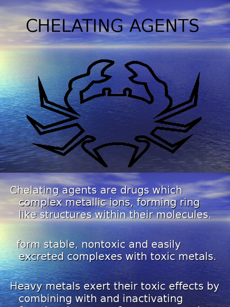 Chelating Agents | PDF | Chelation | Ethylenediaminetetraacetic Acid