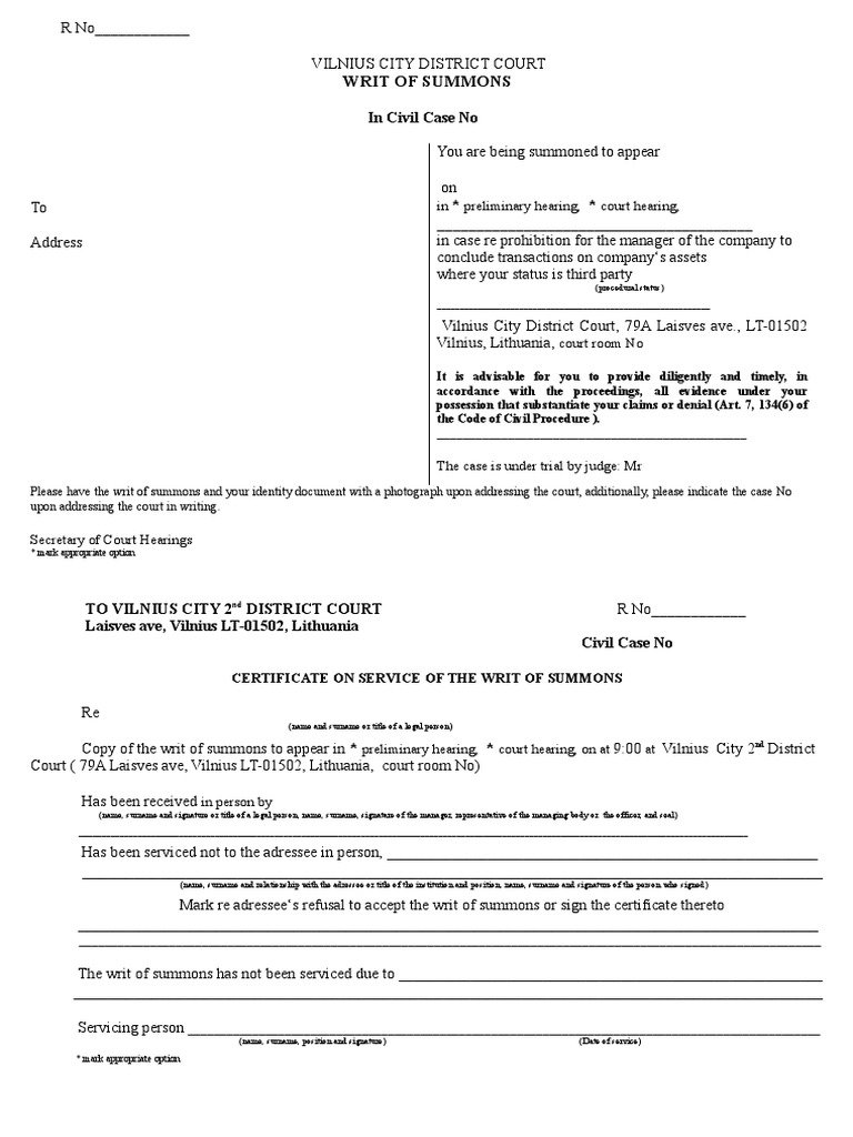 Saukimas Anglu Kalba LITEKO Forma | PDF | Legal Documents | Legal ...