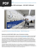 Overview of IEC 62271-200 Standard | PDF