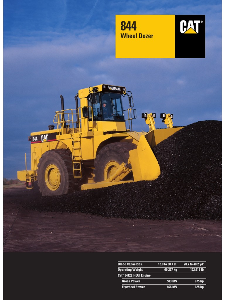 Wheel Dozer 844 | PDF | Transmission (Mechanics) | Engines