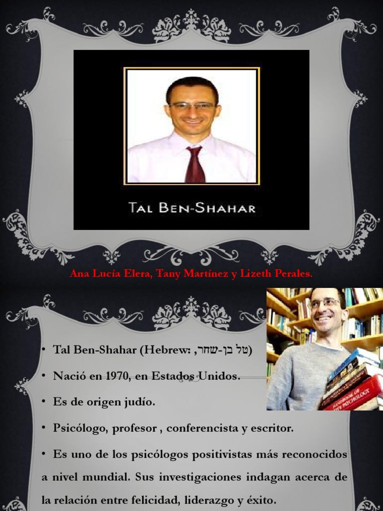 Tal Ben Shahar | PDF | Libros | Sicología