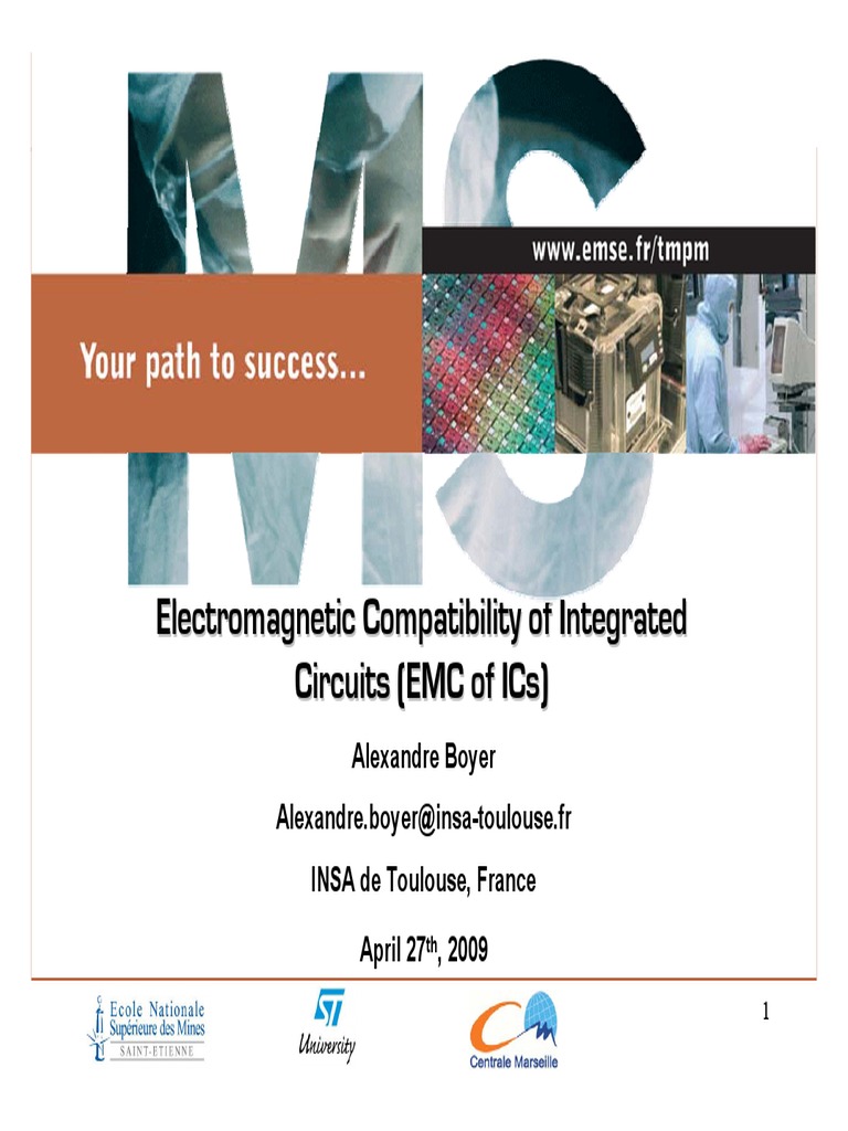 EMC of ICs Masters STU 2009 | PDF | Electromagnetic Compatibility ...