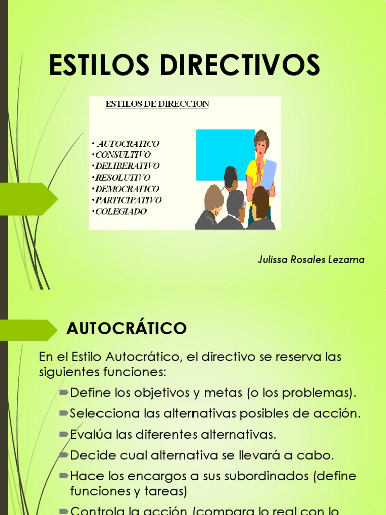Estilos Directivos - Parte 2 | PDF