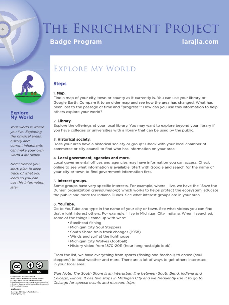 Badge: Explore My World | PDF | Libraries | Newspapers