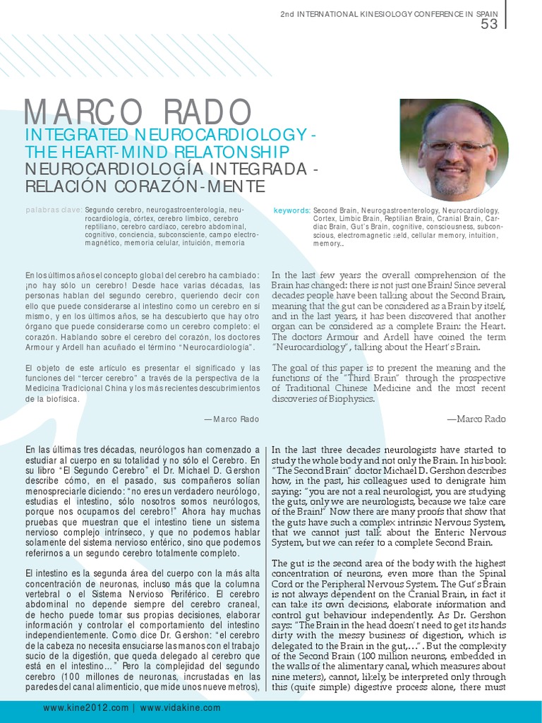 Marco Rado | PDF | Las emociones | Corazón