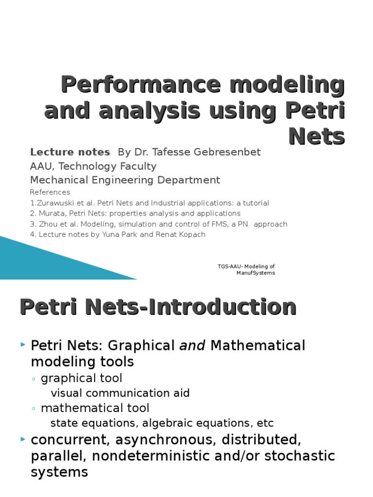 Petri Nets For Manufacturing Modeling | PDF | Teaching Mathematics | Science