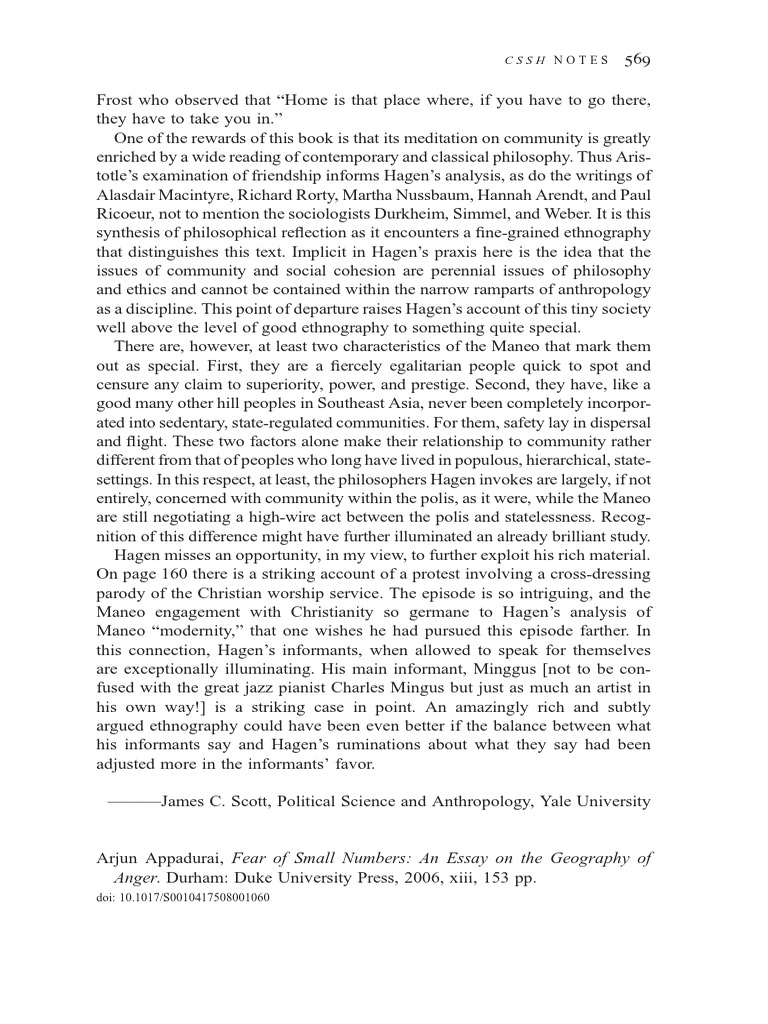 Review of Fear of Small Numbers by A. Appadurai | PDF | Capitalism ...