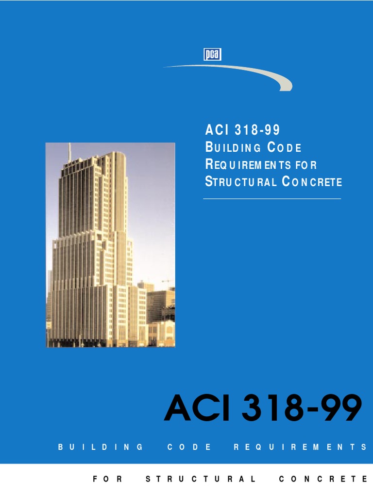 Aci 318-99e | PDF | Hormigón | Acero