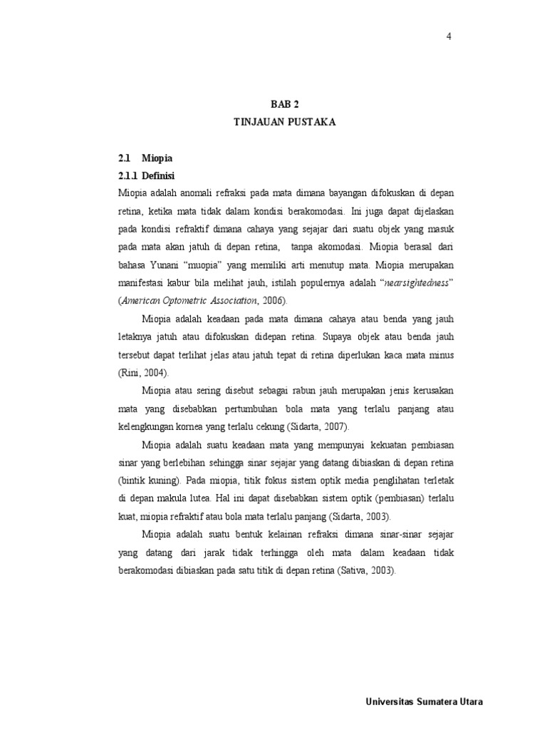 Miopia: Definisi dan Klasifikasi | PDF | Pengembangan Diri