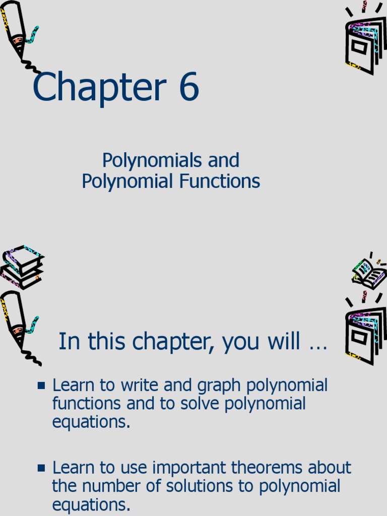 Chapter 6 Powerpoint Pdf Polynomial Factorization