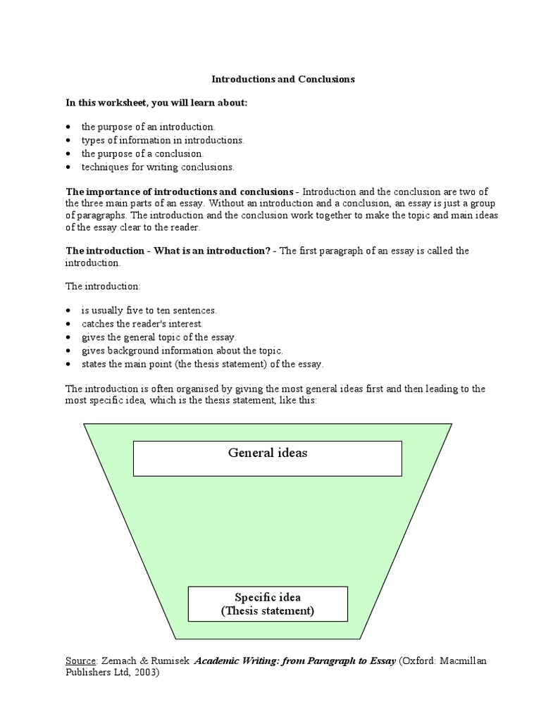 Writing Effective Introductions & Conclusions | PDF | Ireland | Essays