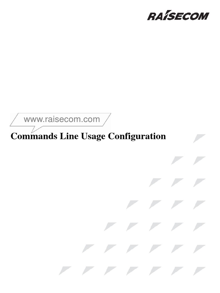 02 - Commands Line Configuration Guide | PDF | Command Line Interface | Trademark