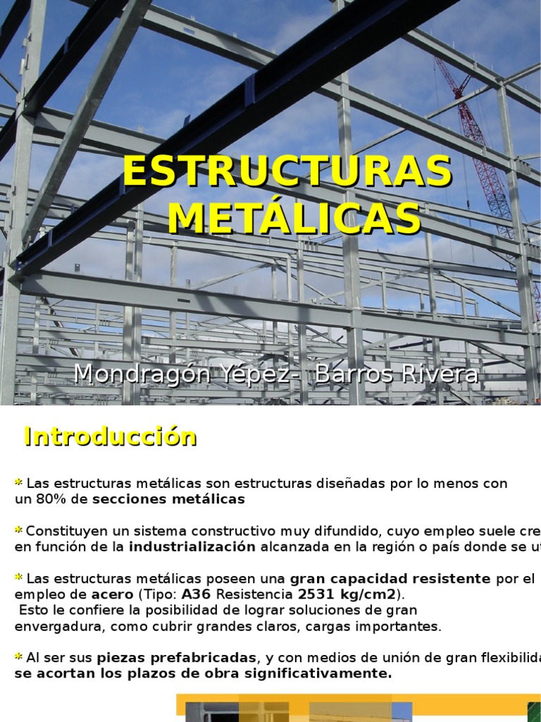 Guía Completa de Estructuras Metálicas | PDF | Science | Ingeniería