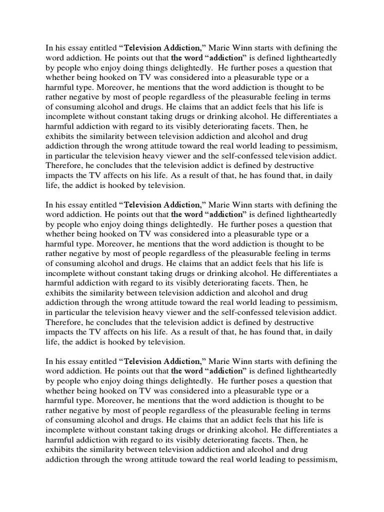 Understanding Television Addiction | PDF | Pessimism | Drugs