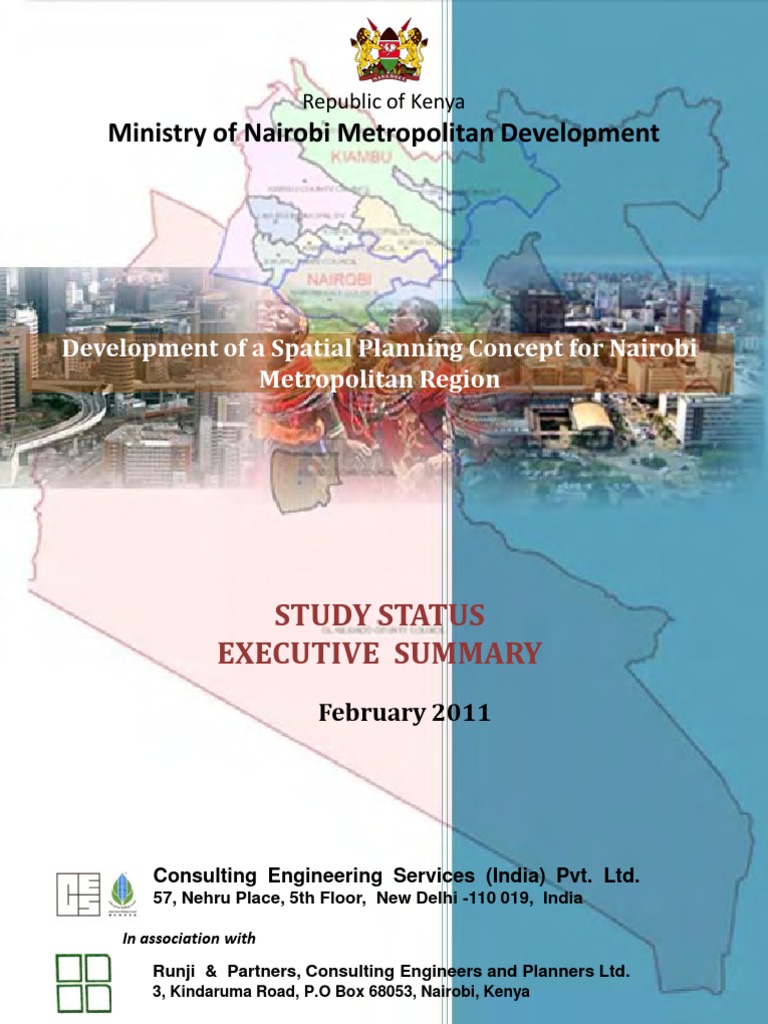 Spatial Planning for Nairobi Region | PDF
