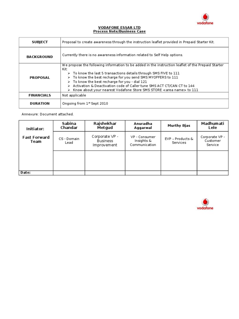 Approval Form - Awareness Welcome Kit | PDF | Business