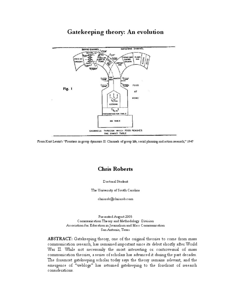 Gate Keeping | PDF | News | Mass Media