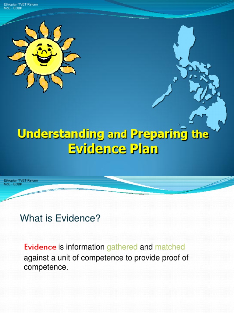 Understand and Preparing Evidence Plan | PDF | Vocational Education ...