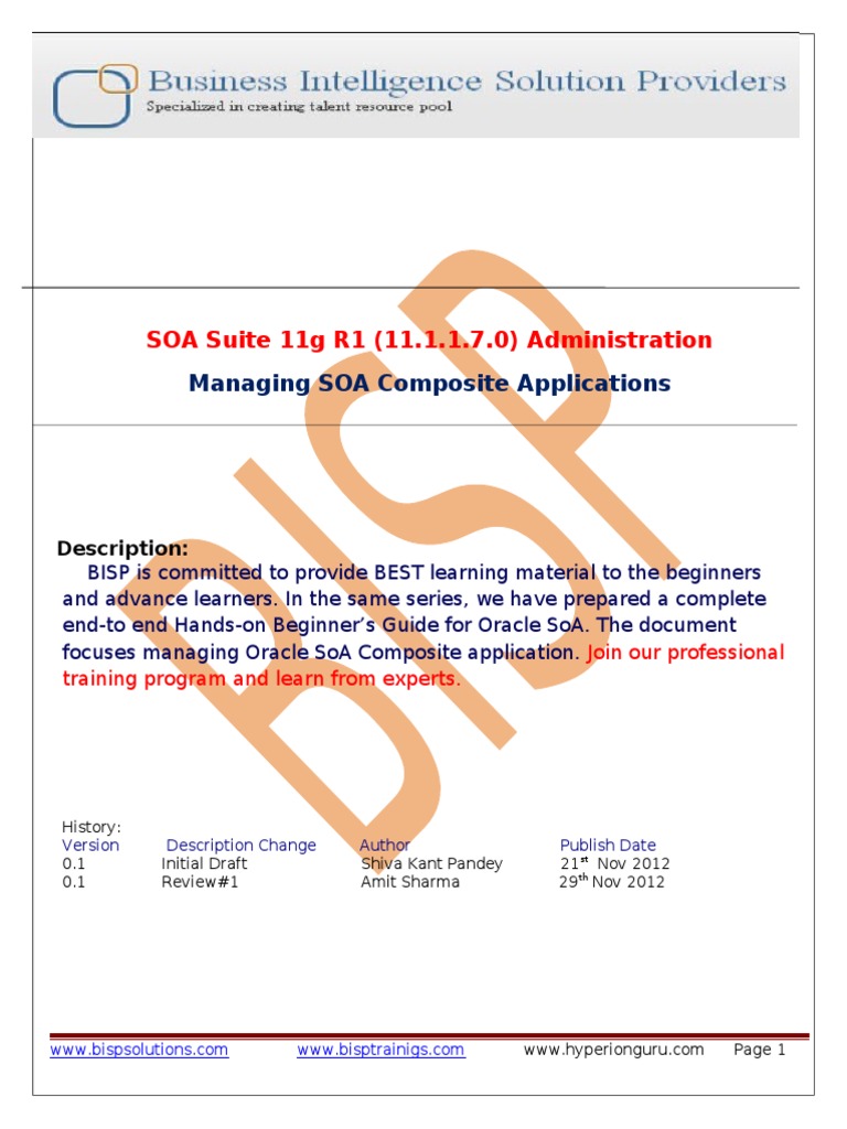 Managing SoA Composite Application | PDF | Web Development | World Wide ...