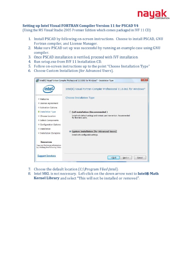 Setting Up IVF 11 For PSCAD | Download Free PDF | Microsoft Visual ...