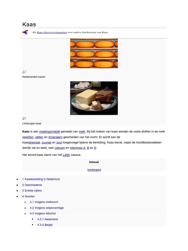 Kaas | PDF