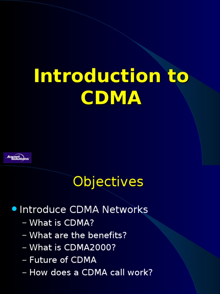 06.introduction To CDMA | PDF | Mobile Technology | Radio Technology