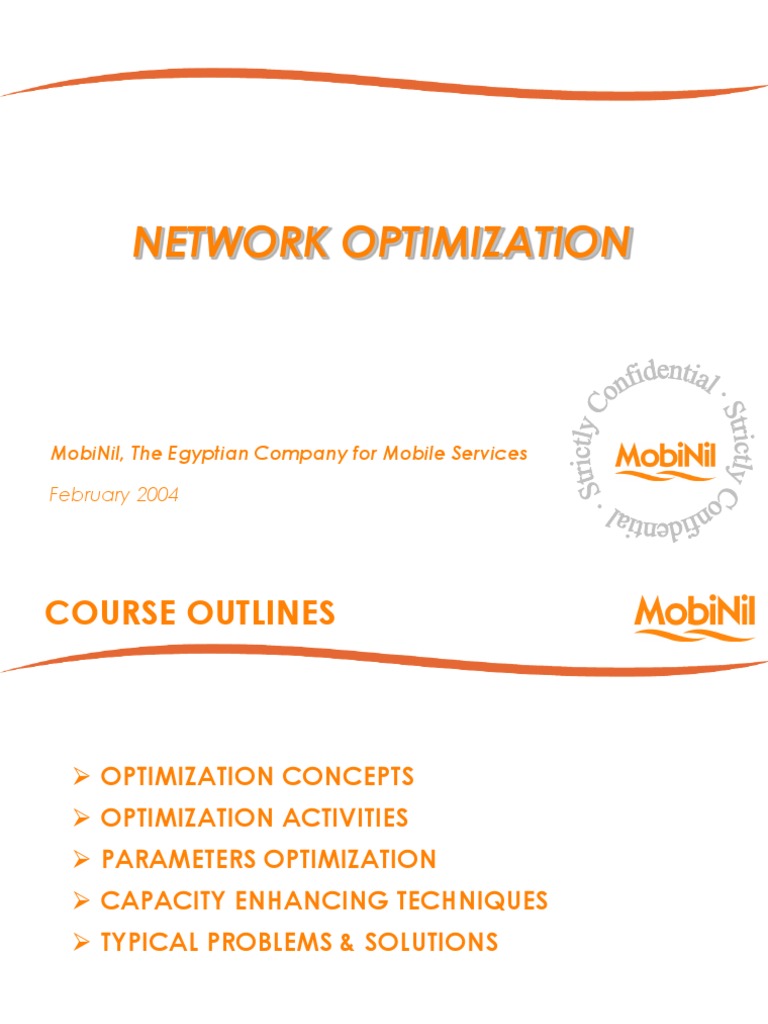 Network Optimization | PDF | Mathematical Optimization | Cellular Network