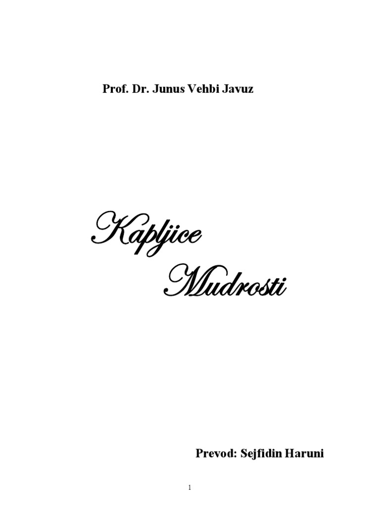 Kapljice Mudrosti | PDF