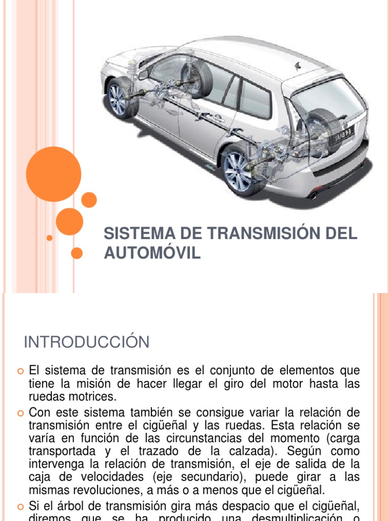 Sistema de Transmisión Del Automóvil | PDF