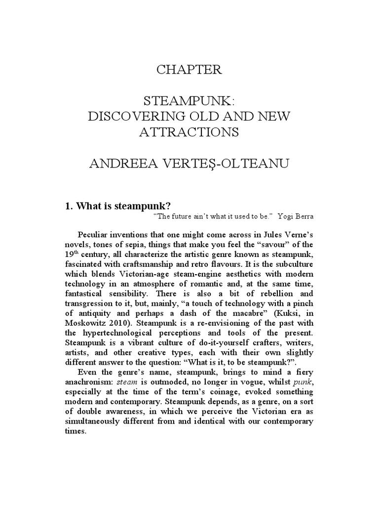 Steampunk | PDF | Steampunk | Science Fiction