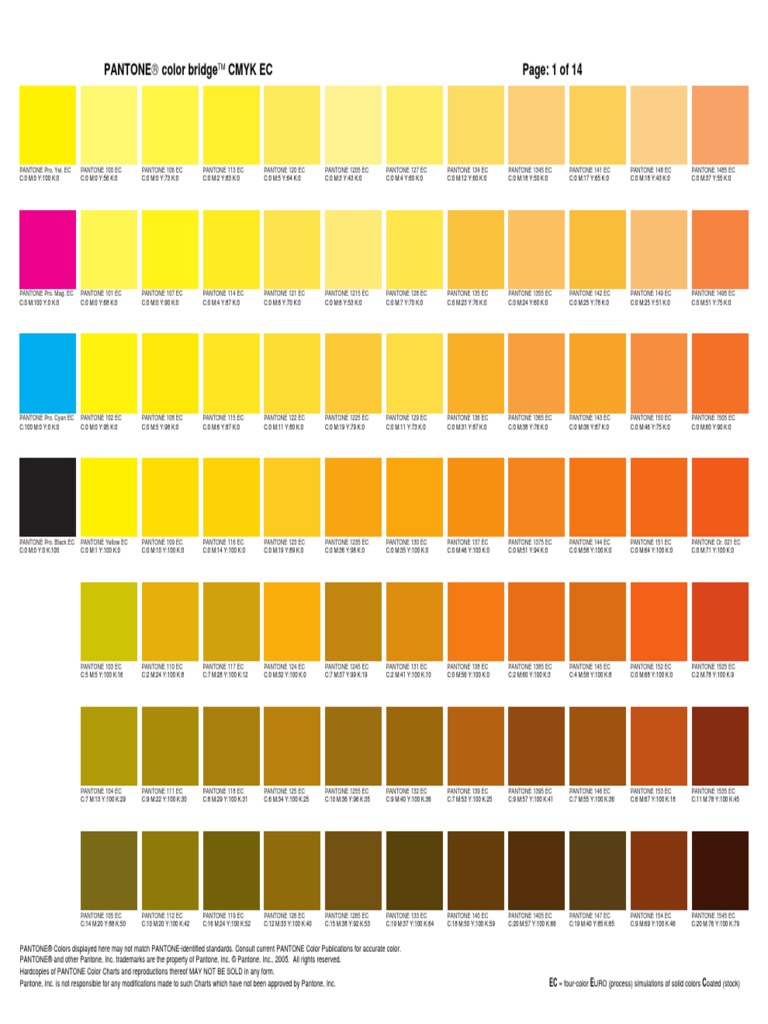 Pantone - Color Bridge | PDF | Printing | Computer Graphics