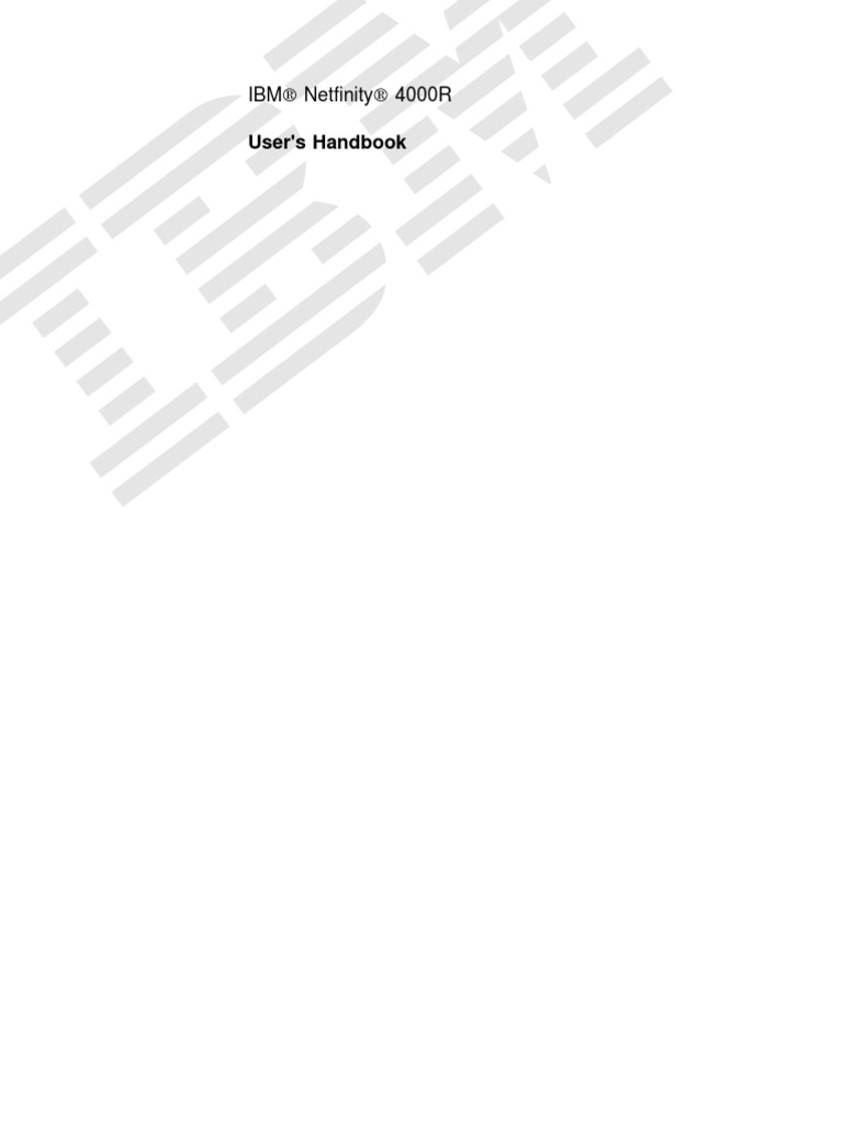 Netfinity 4000R UserHandBook | PDF | Usb | Ethernet