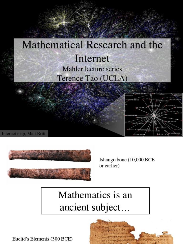 Mathematical Research and The Internet | PDF | Technology & Engineering