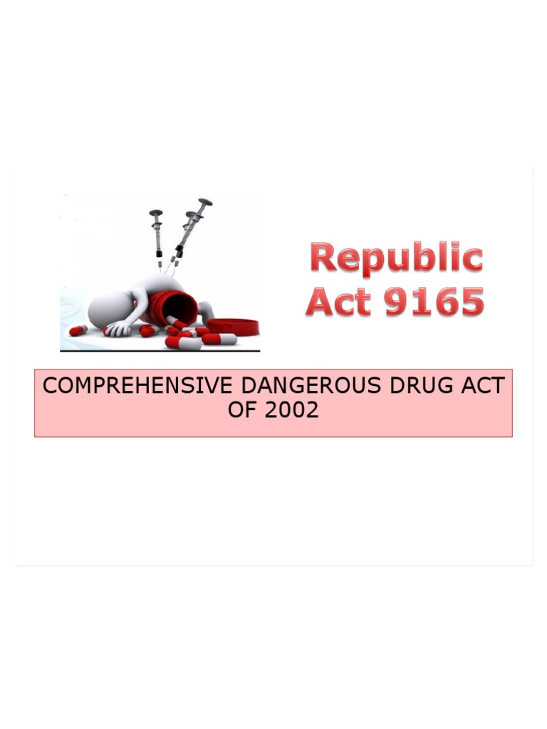 Ra 9165 | PDF | Psychoactive Drugs | Government